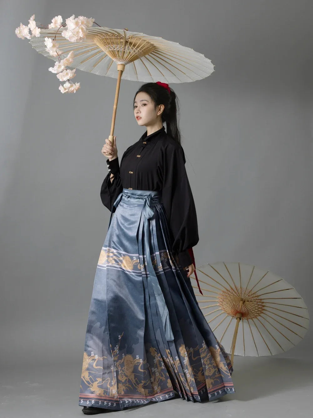 Ming Dynasty|JIUMI Modern Hanfu Set| Mamian – Yandan_Hanfu